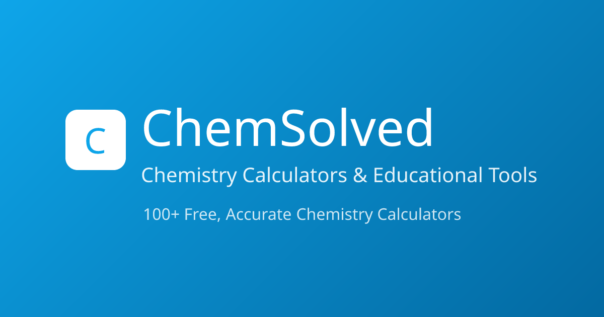 Density Formula | d = m/V | Mass Volume Relationship | ChemSolved